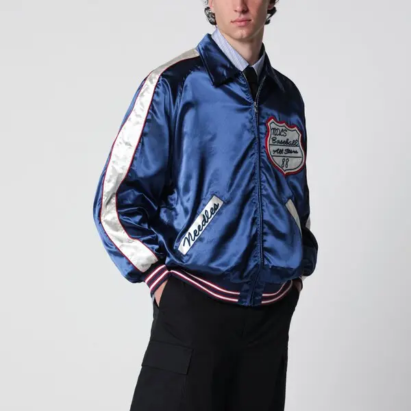 Needles Polyester Satin Stadium Jacket