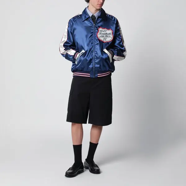 Needles Polyester Satin Stadium Jacket