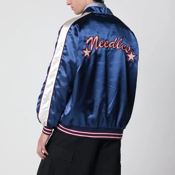 Needles Polyester Satin Stadium Jacket
