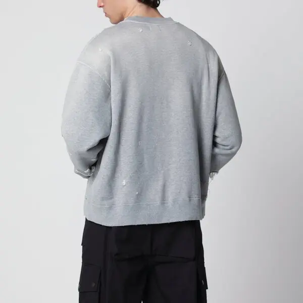 Needles Deconstructed" Zip-up Sweatshirt