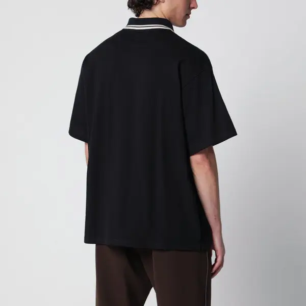 Needles Piqué Polo Shirt With Embroidered Butterfly