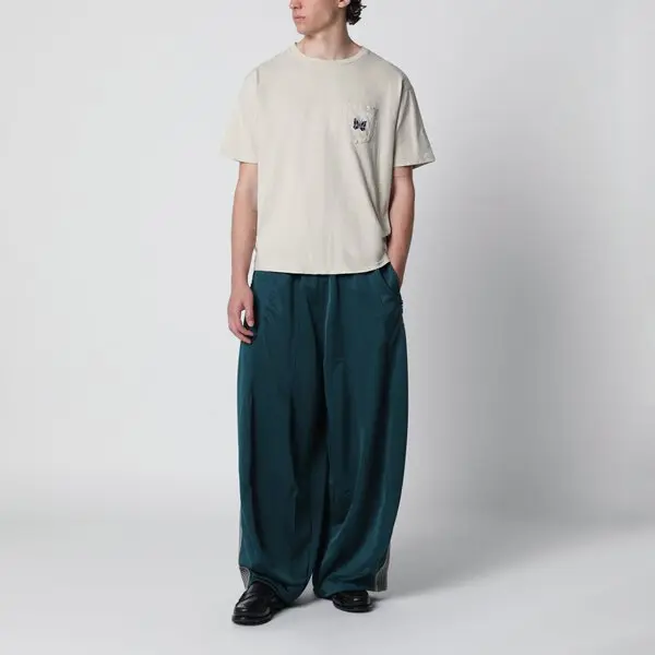 Needles Cotton T-shirt With Embroidery