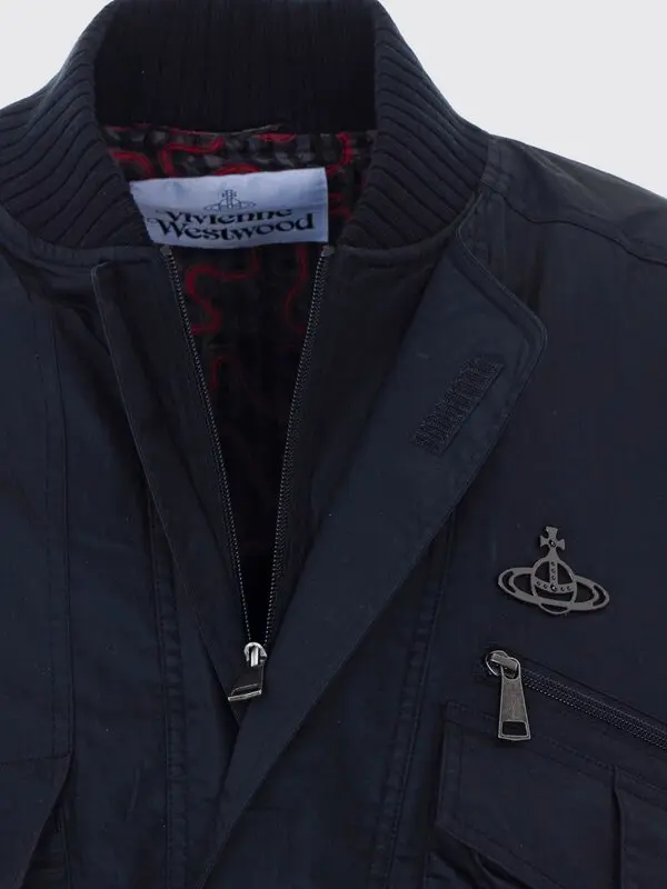 VIVIENNE WESTWOOD Orb Logo Cotton Bomber Jacket