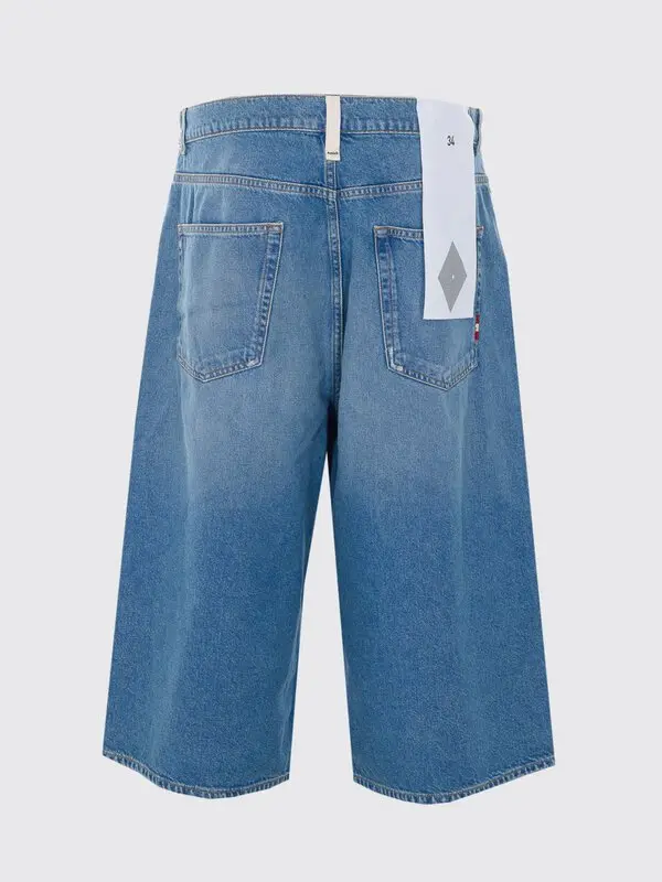 AMISH SUPPLIES Knee-length Five-pocket Denim Shorts