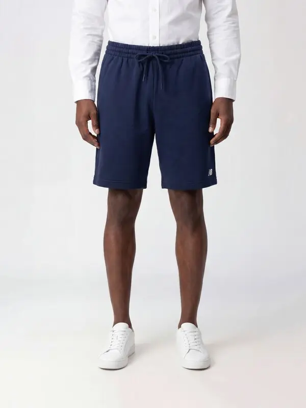 NEW BALANCE 100% Cotton Jogging Shorts - Blue