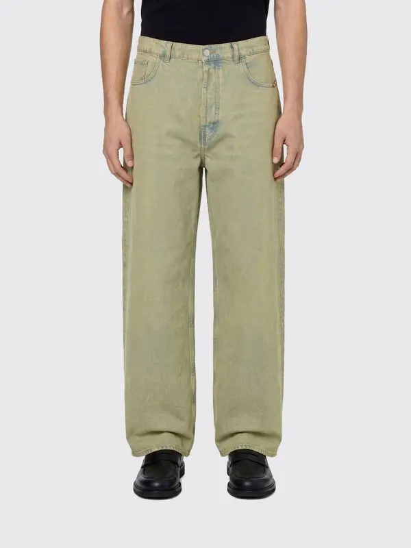 AMISH SUPPLIES Wide Leg Five-pocket Jeans - Blue