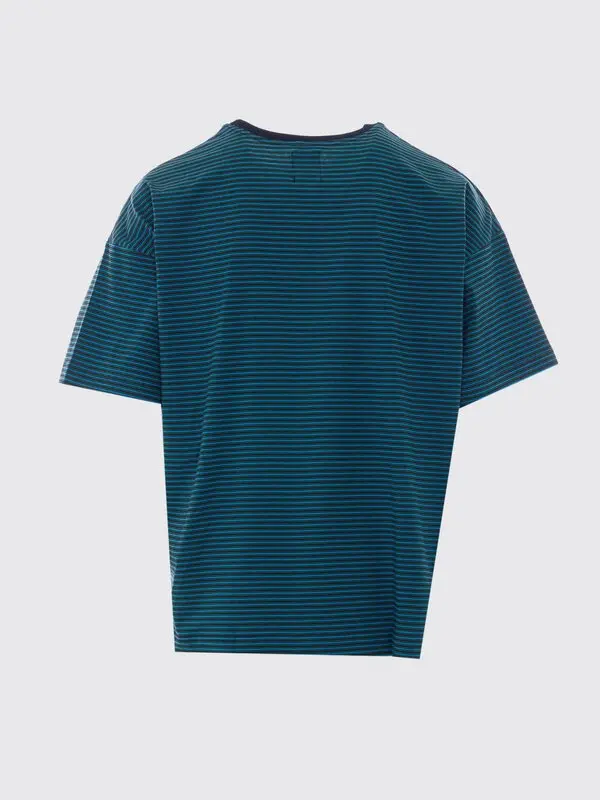 Howlin' Striped Relaxed Fit T-shirt In Cotton With Crew Neck