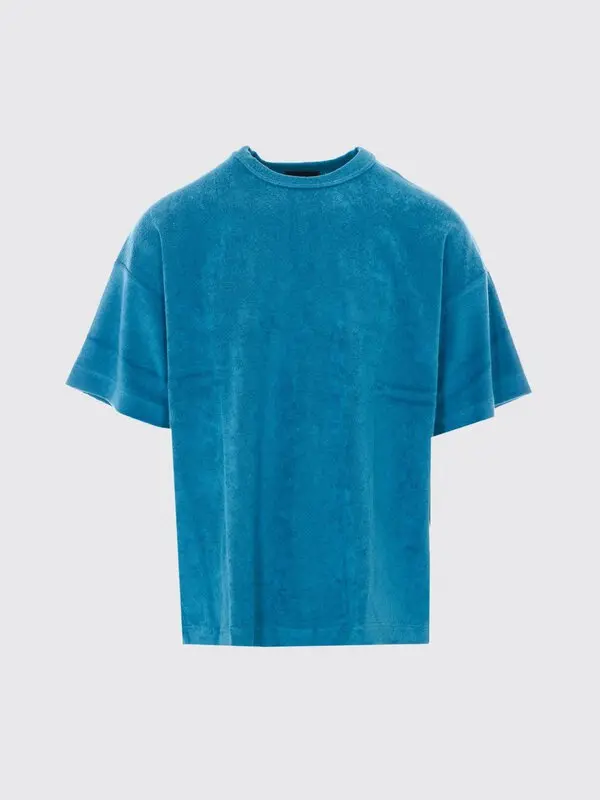 Howlin' Relaxed Fit Crew Neck T-shirt In Cotton-blend Jersey - Blue