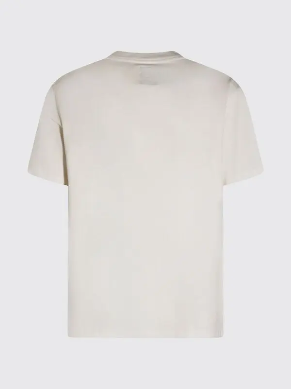 Maison Kitsuné Crew-neck T-shirt In Cotton With Contrast Logo