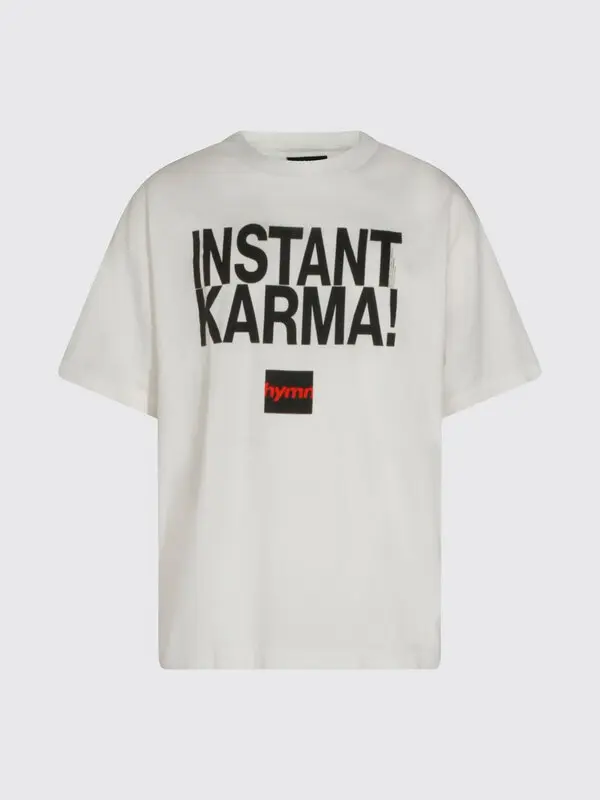 SAINT MXXXXXX Slogan-print Crewneck Cotton T-shirt In A Regular Fit