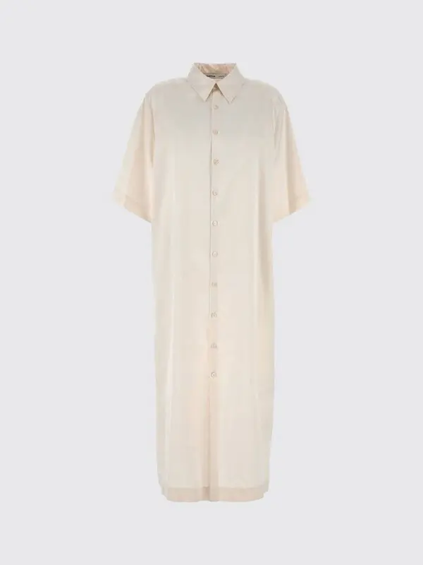 Carven Midi Shirt Dress In Cotton And Silk