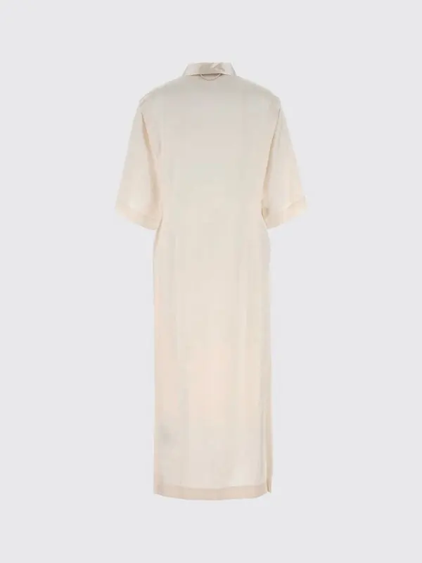 Carven Midi Shirt Dress In Cotton And Silk