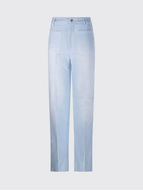 Victoria Beckham Straight Cotton Denim Jeans