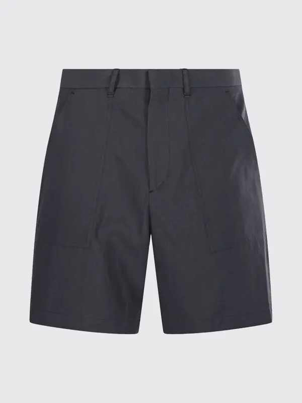 LARDINI Tailored Linen Blend Shorts