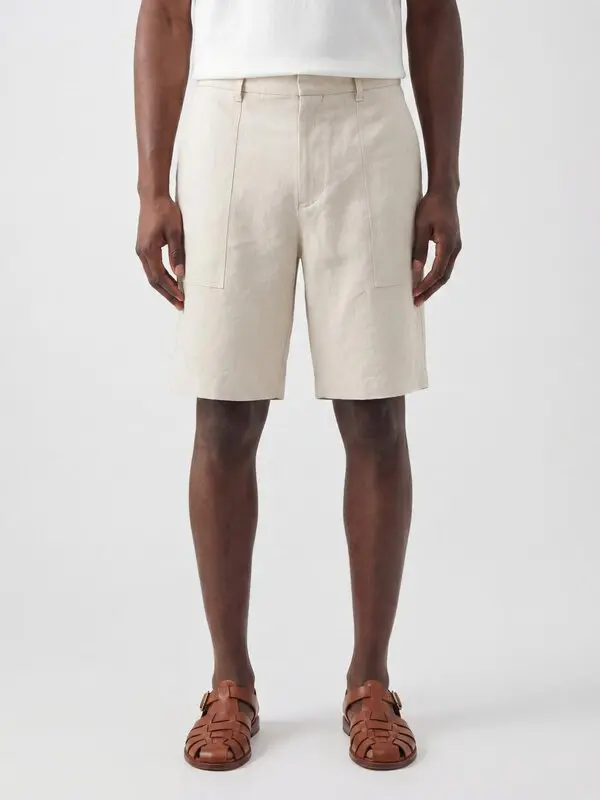 LARDINI Tailored Shorts - Nude
