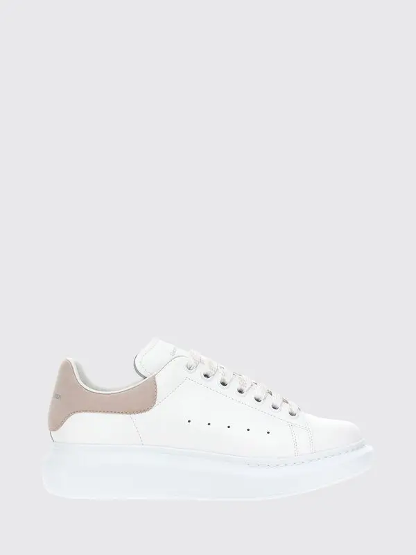 Alexander McQueen Leather Sneakers - Pink