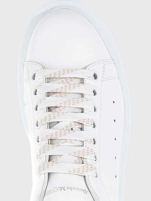 Alexander McQueen Leather Sneakers - Pink