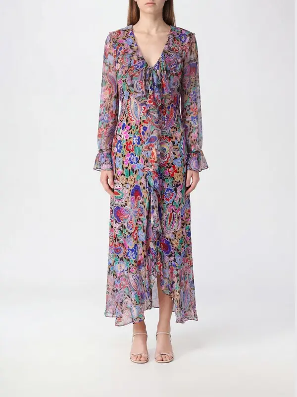 Rixo Paisley Print Maxi Dress