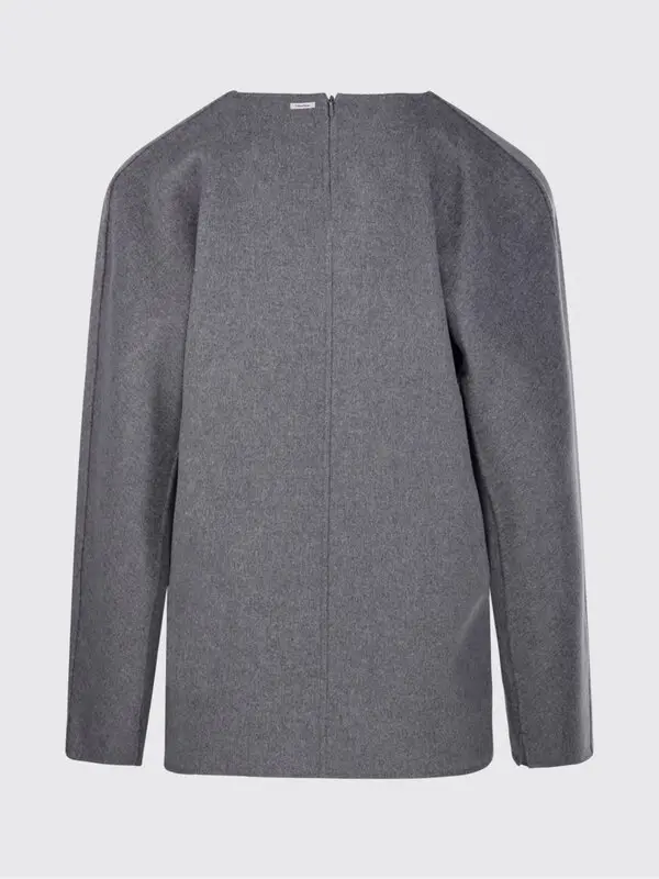 Max Mara Wool V-neck Sweater - Grey