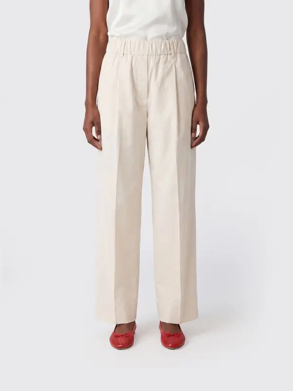 MYTHS Wide Leg Trousers - White