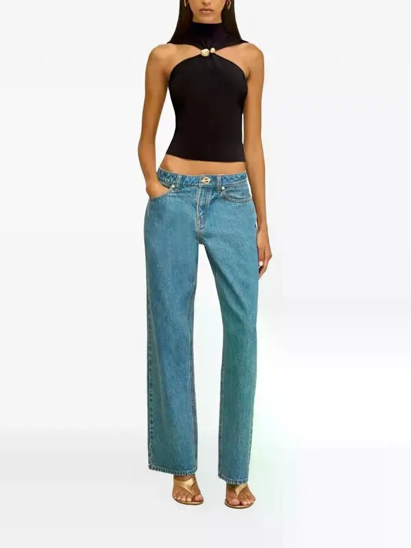 Cult Gaia Katherine Cutout Top - Black