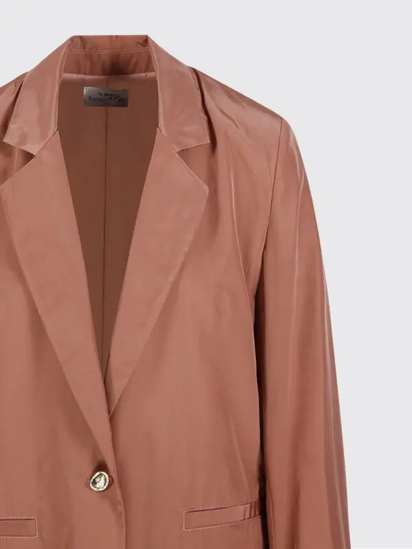 FORTE_FORTE Tailored Single-breasted Blazer - Pink