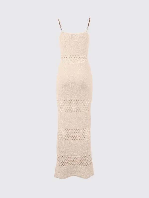 Elisabetta Franchi Crochet Maxi Dress