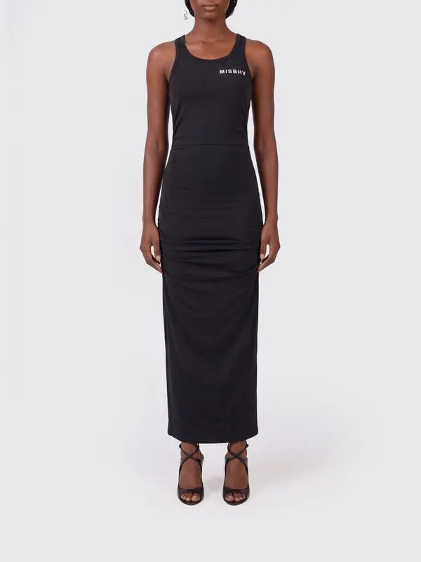 MISBHV Ribbed Racer Back Maxi Dress