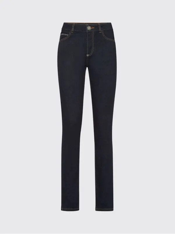 Philipp Plein Skinny Fit Stretch Jeans - Denim