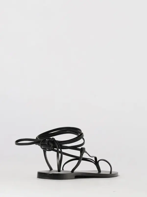 A.emery Nolan Heeled Thong Sandals With Tie Ankle Fastening
