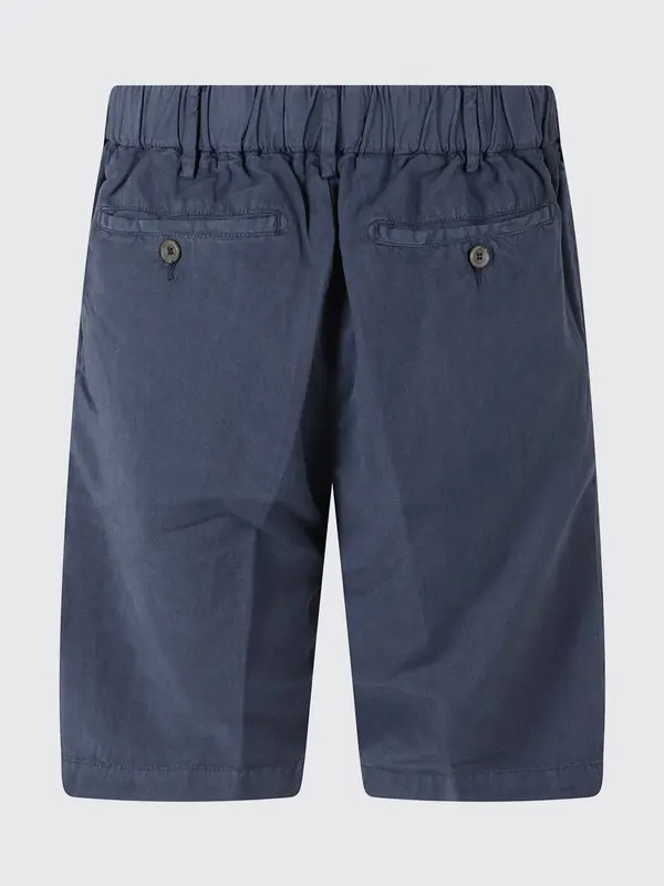 MYTHS Linen Drawstring Shorts - Blue 1
