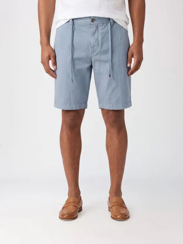 MYTHS Tailored Shorts With Drawstring Waist - Blue