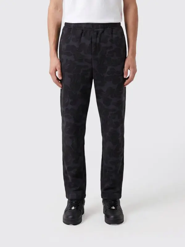 A BATHING APE Camouflage Print Jogger Pants