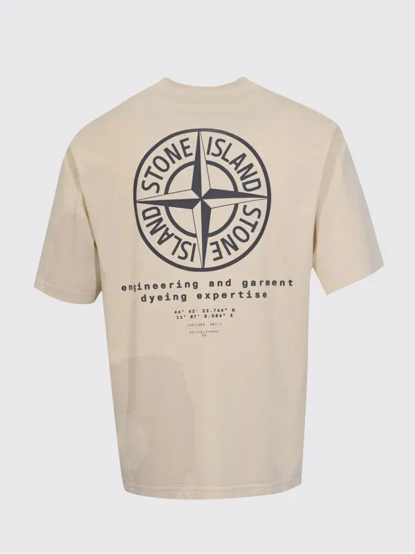 Stone Island Logo Cotton Crew Neck T-shirt
