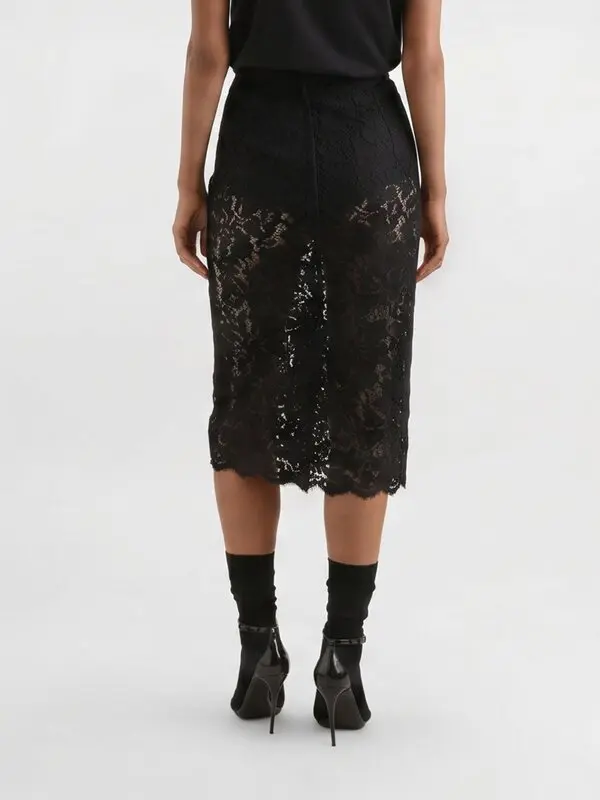 Dolce & Gabbana Lace Midi Skirt