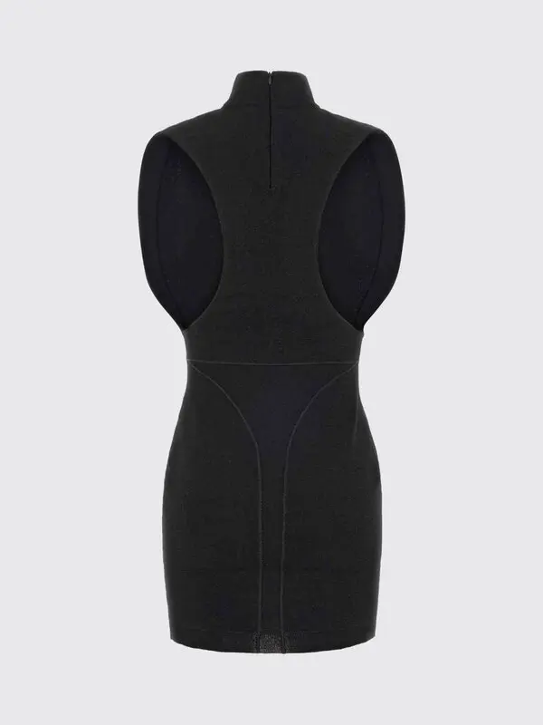 Alaïa High Neck Knit Mini Dress