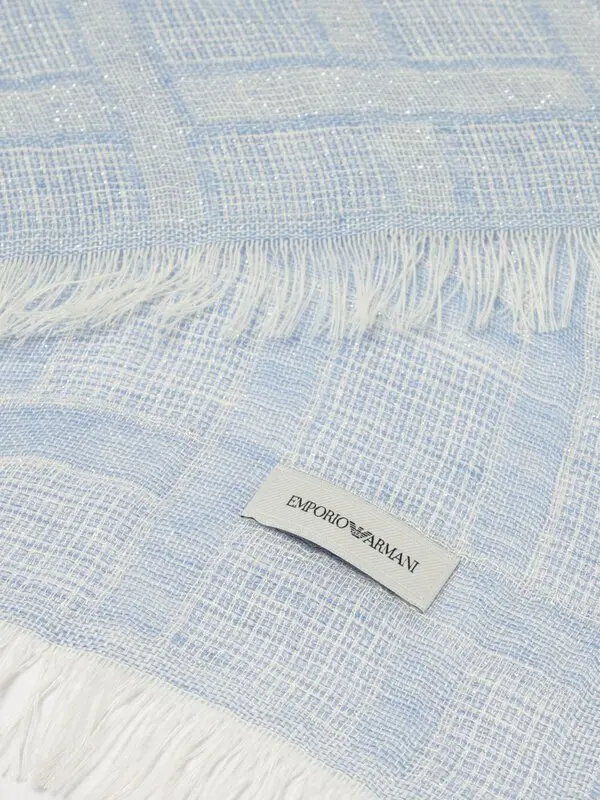 Emporio Armani Scarf - Gnawed Blue