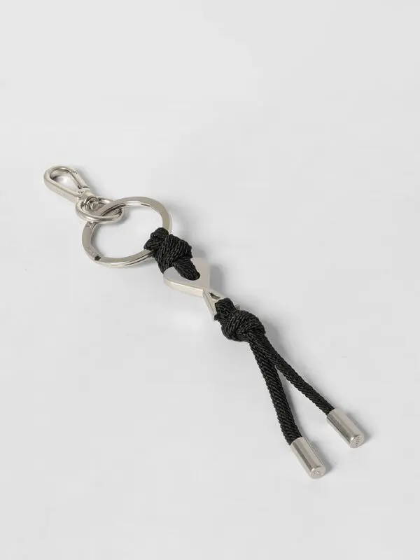 AMI Paris Logo Charm Keychain