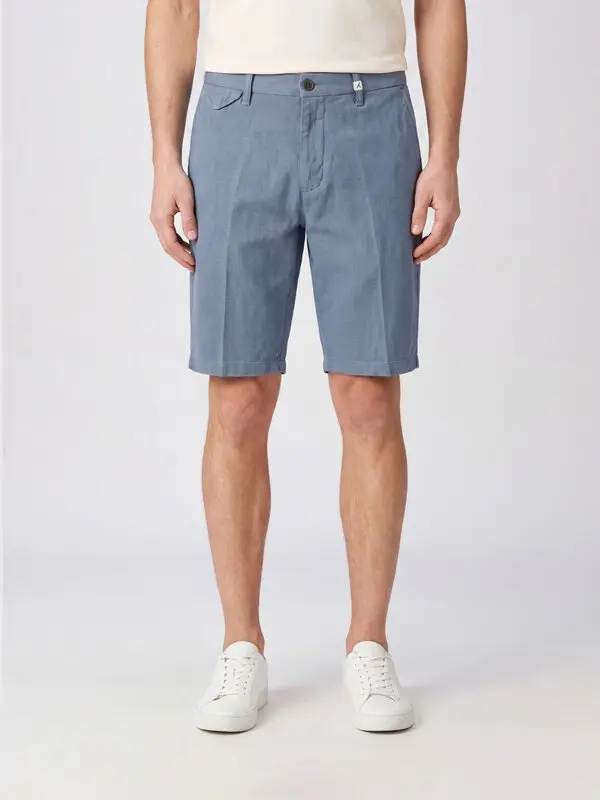 MYTHS Cotton Chino Shorts - Blue