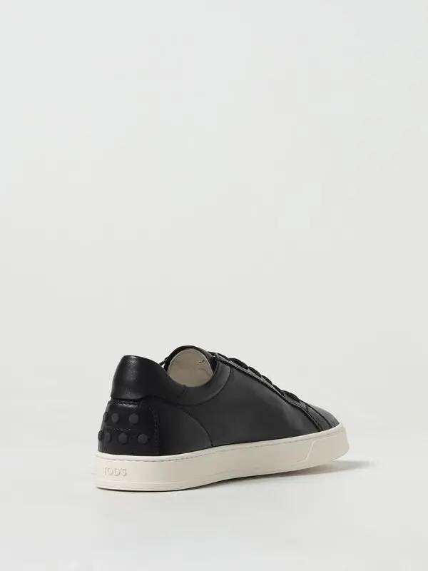 TOD'S Leather Lace-up Sneakers - Black