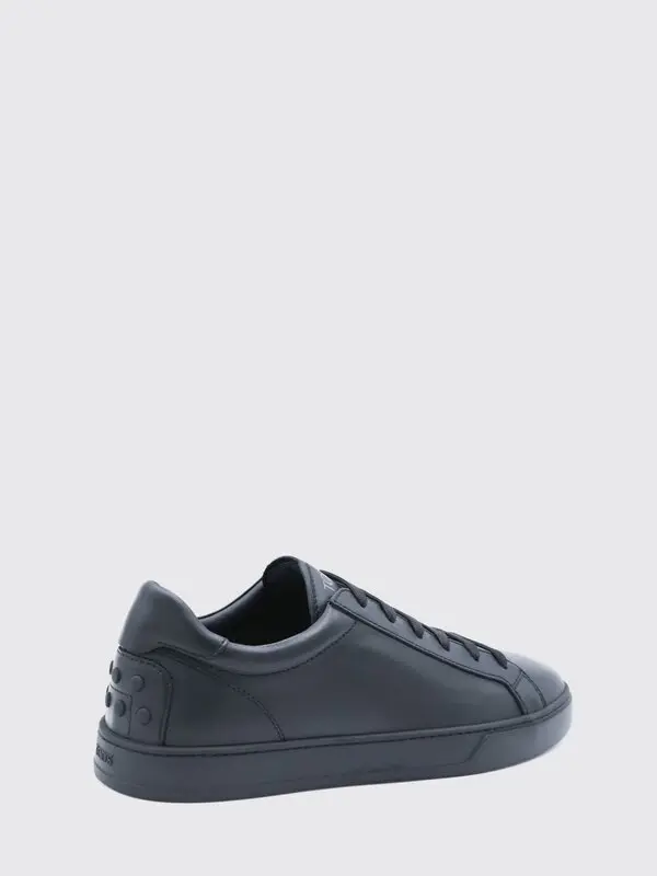 TOD'S Leather Lace-up Sneakers - Black