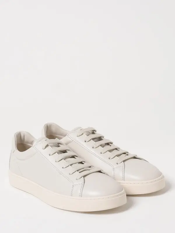TOD'S Leather Lace-up Sneakers - White