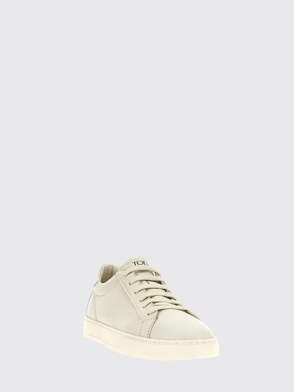 TOD'S Leather Lace-up Sneakers - White