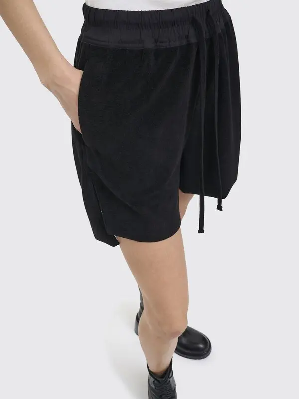 THOM KROM Terry Cloth Shorts With Drawstring Waist