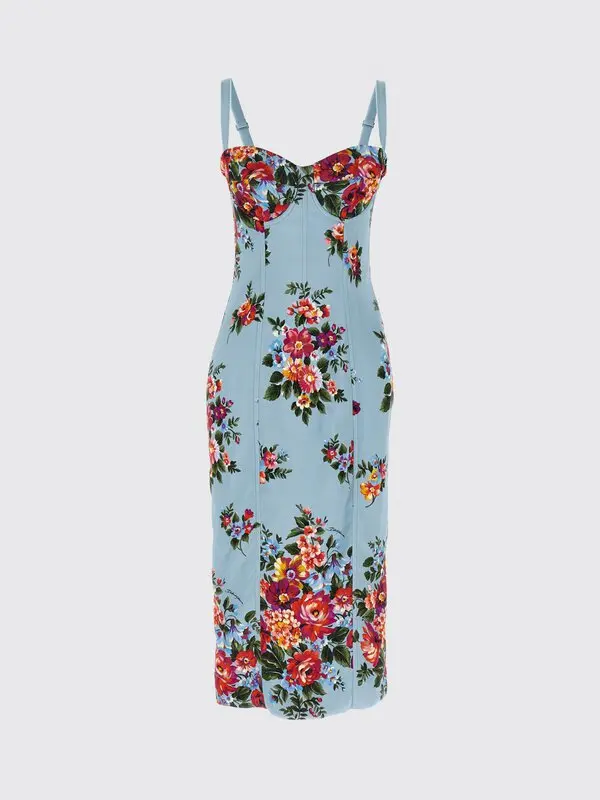 Dolce & Gabbana Floral Print Midi Dress