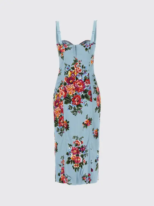 Dolce & Gabbana Floral Print Midi Dress