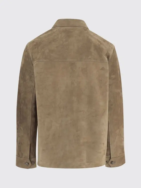 YVES SALOMON Suede Utility Jacket