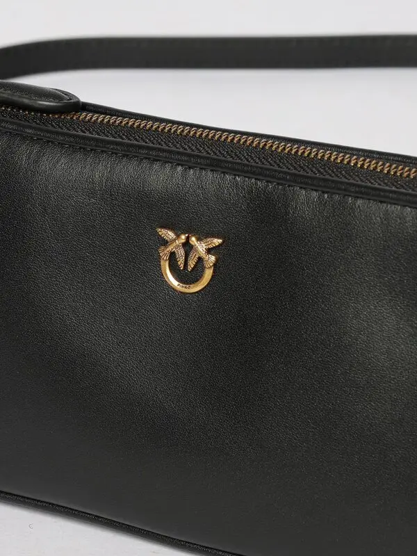 Pinko Mini Bag With Chain Strap And Gold Tone Logo
