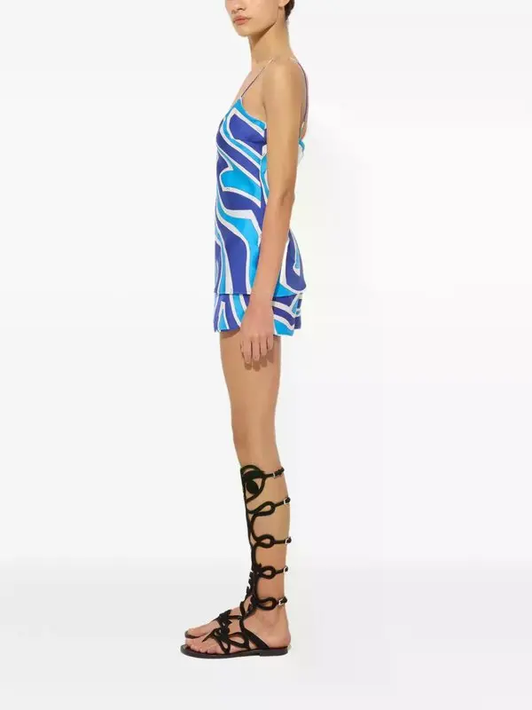 Emilio Pucci Labirinto Print Camisole Top