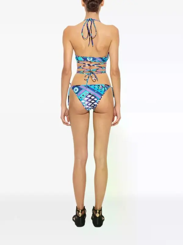 Emilio Pucci Vivara Print Bikini Top